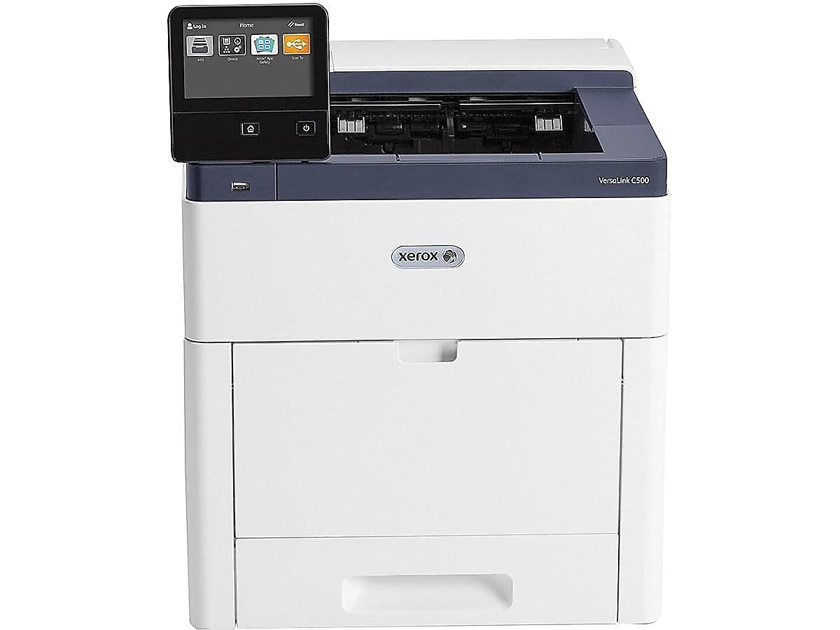 Xerox C500/N VersaLink Color Laser Printer Letter/Legal up to 45ppm USB/Ethernet 550 Sheet Tray 150 Sheet Multi Purpose Tray 5" Display