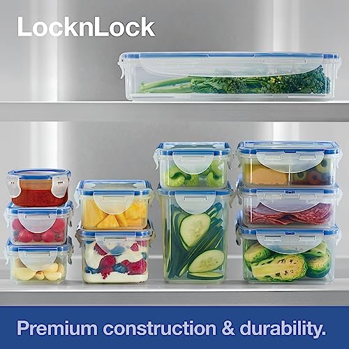 LocknLock Food Storage Container Set, 10 Piece, Clear