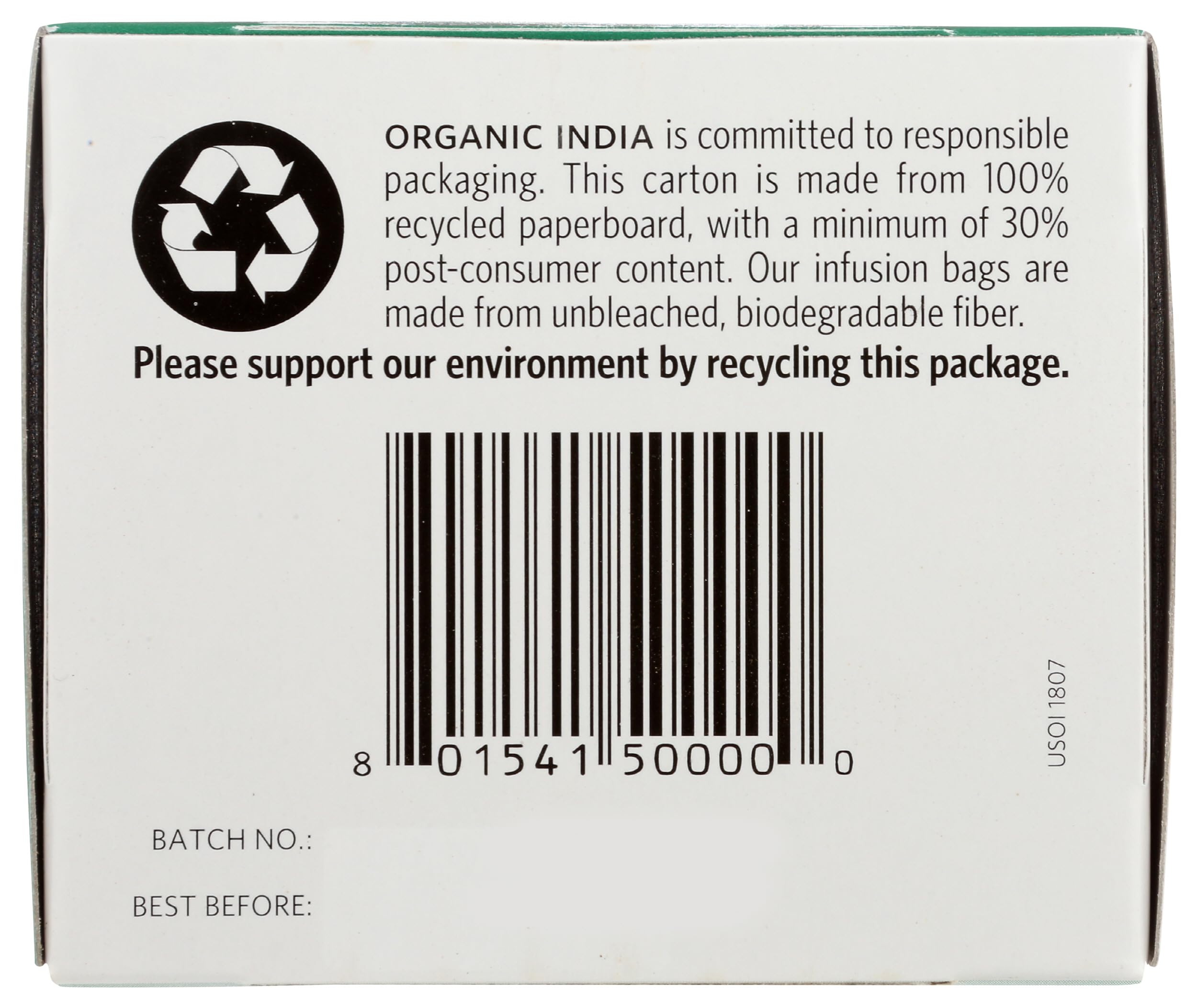 Organic India Tulsi, Original, 18 Count Box