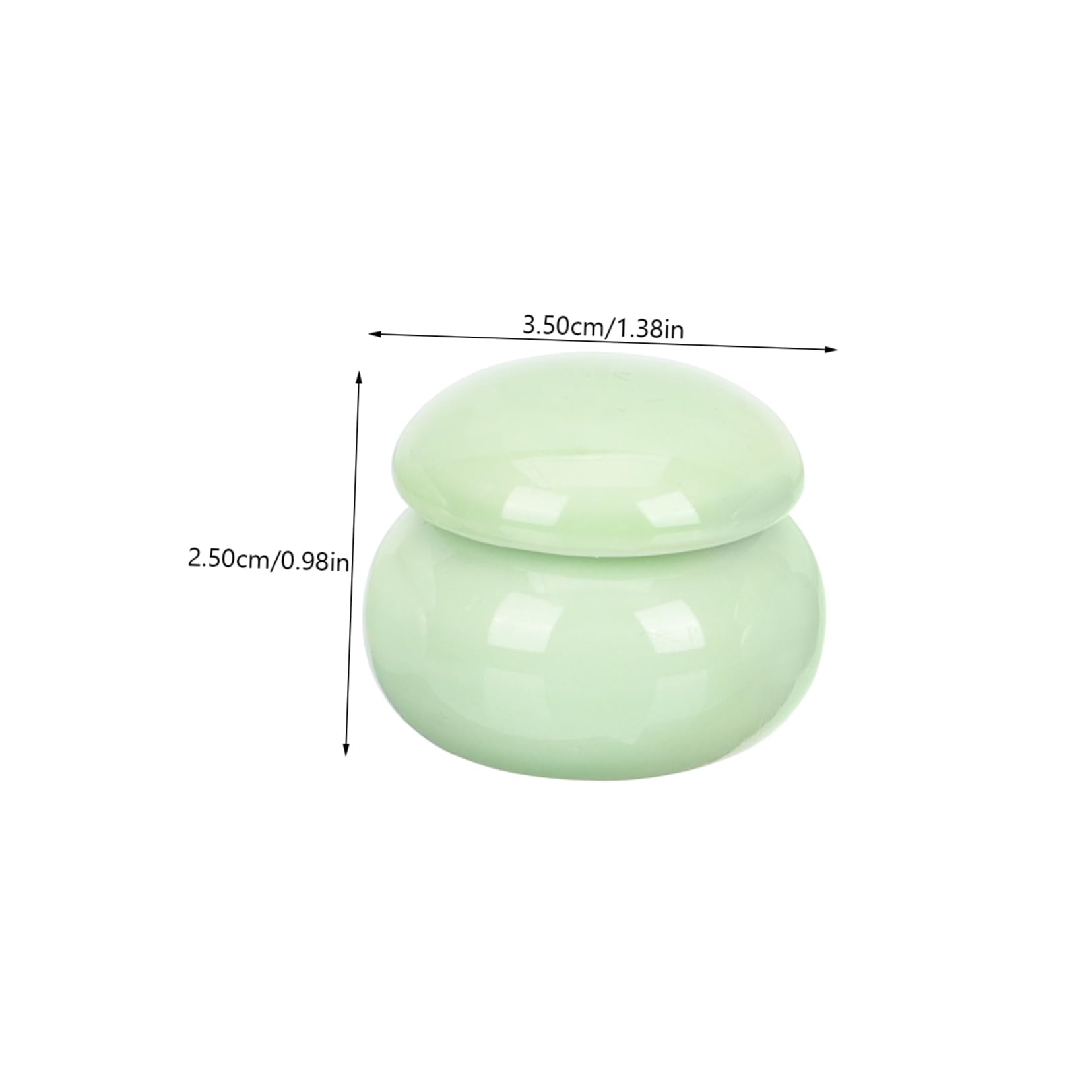 SHOWERORO 5pcs Mini Tea Cans Food Container Ceramic Storage Cans Ceramic Cookie Jar Storage Jars Ceramic Balm Jar Wooden Chanukah Ceramics Powder Decorative Jar