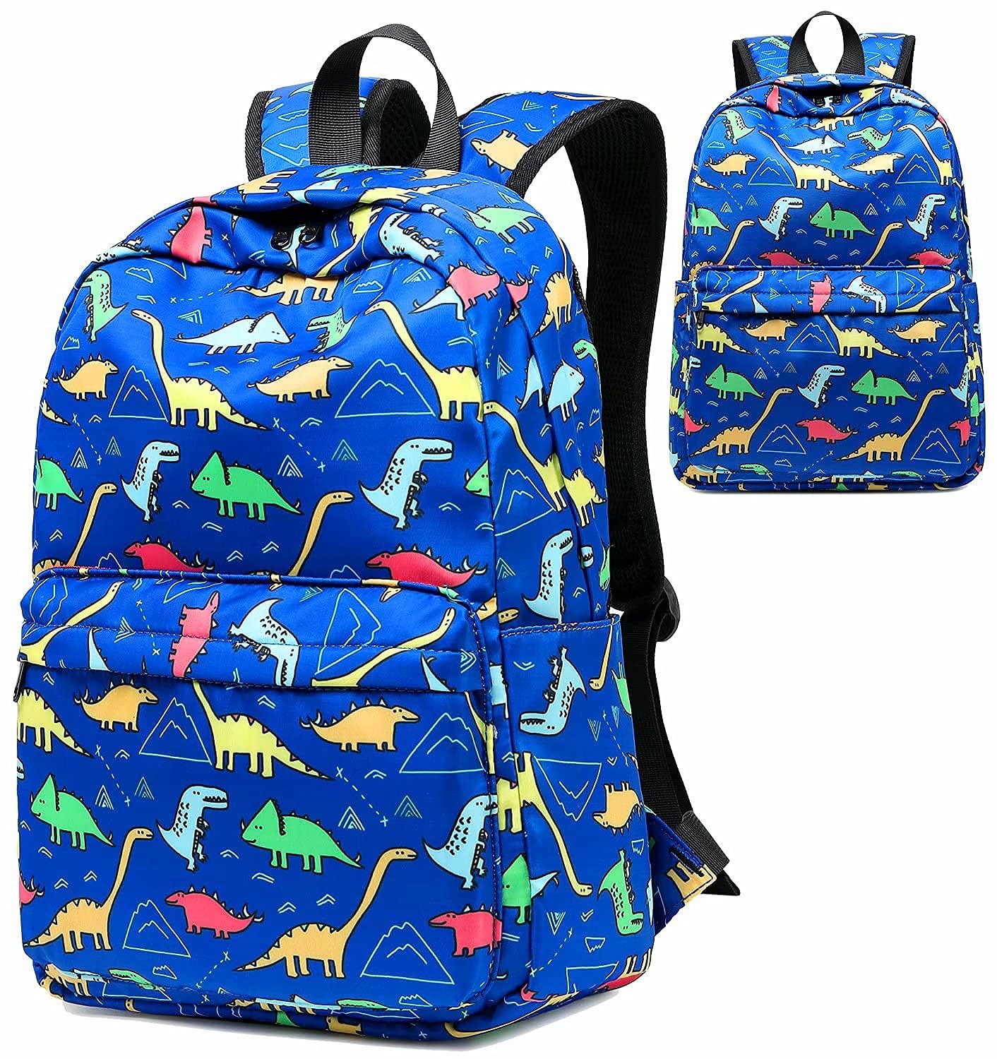 CAMTOP Preschool Backpack for Kids Boys Toddler Backpack Kindergarten School Bookbags (Cute Dinosaur-Dark Blue)
