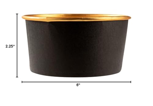 Restaurantware Foil Lux 25.3 OZ Take Out Container, 50 Insulated Foil Lining Food Container - Greaseproof, Stackable, Black Paper To Go Food Container, For Hot Or Cold Foods, Lids Sold Separately