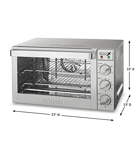 Waring Commercial WCO500X Half Size Pan Convection Oven, 120V, 5-15 Phase Plug