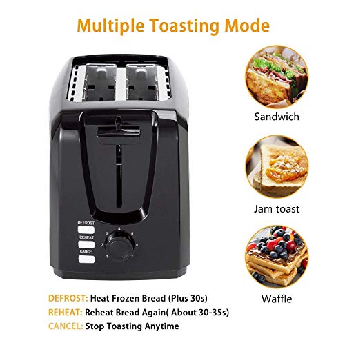 Electric Panini Press Indoor Grill Sandwich Maker + Toaster 2 Slice Wide Slots Best Rated Prime Toasters