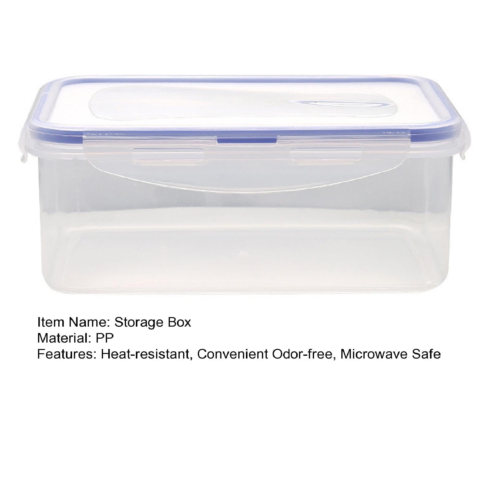 ulafbwur Food Storage Containers with Lids, Salad Dressing and Condiment Containers, Storage Box for High Low Temperature Resistance, Kitchen Refrigerator Microwave Safe Plastic Storage Seal Boxes S
