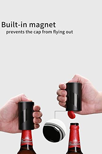 Hisip Electric Wine Opener, Battery Wine Bottle Opener Contains Beer Opener Wine Gift Set Automatic Corkscrew Electric Potable for Home Bar