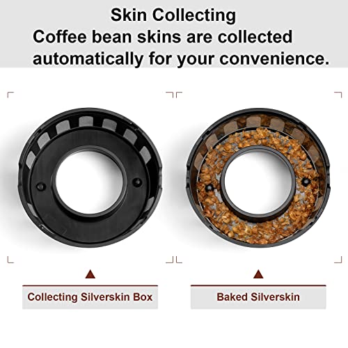 JAVASTARR Electric Coffee Roasters Machine for Home Use 1200W, One-Touch Control Coffee Bean Baker Roaster Med and Drak Two Baking Modes are Optional,Coffee Bean Roasting Machine 110V~120V