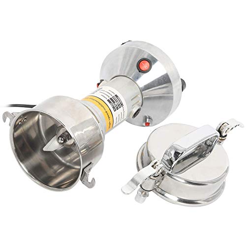 YaeMarine 150g Grain Mill Grinder High Speed Electric Stainless Steel Grinder Spice Herb Cereals Corn Flour Powder Machine (Capacity, 150g)