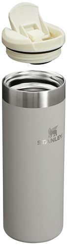 Stanley AeroLight Transit Bottle 16 oz | Locking Drink Through Lid | Leak Resistant Water Bottle or Coffee Travel Mug | Lightweight Insulated Stainless Steel | BPA-Free | Ash