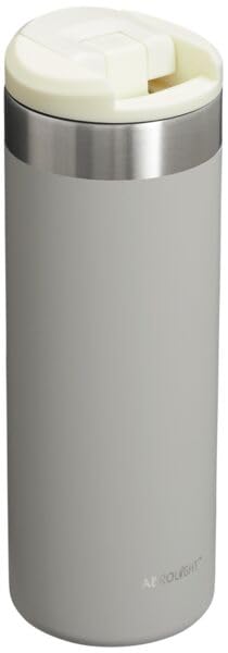 Stanley AeroLight Transit Bottle 16 oz | Locking Drink Through Lid | Leak Resistant Water Bottle or Coffee Travel Mug | Lightweight Insulated Stainless Steel | BPA-Free | Ash