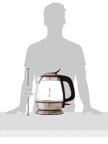Brentwood Appliances Kt-1910bk 1-liter Cordless Glass Electric Kettle