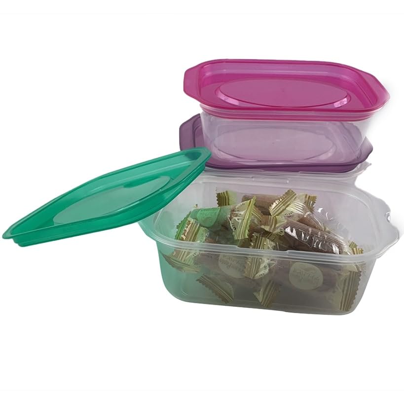 The Lakeside Collection Set of 3 Food Storage Containers with Lids