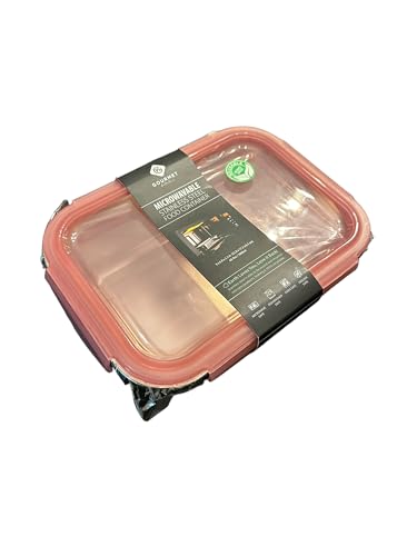 Gourmet Kitchen MICROWAVEABLE STAINLESS STEEL FOOD CONTAINER (PURPLE)