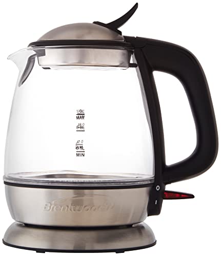 Brentwood Appliances Kt-1910bk 1-liter Cordless Glass Electric Kettle