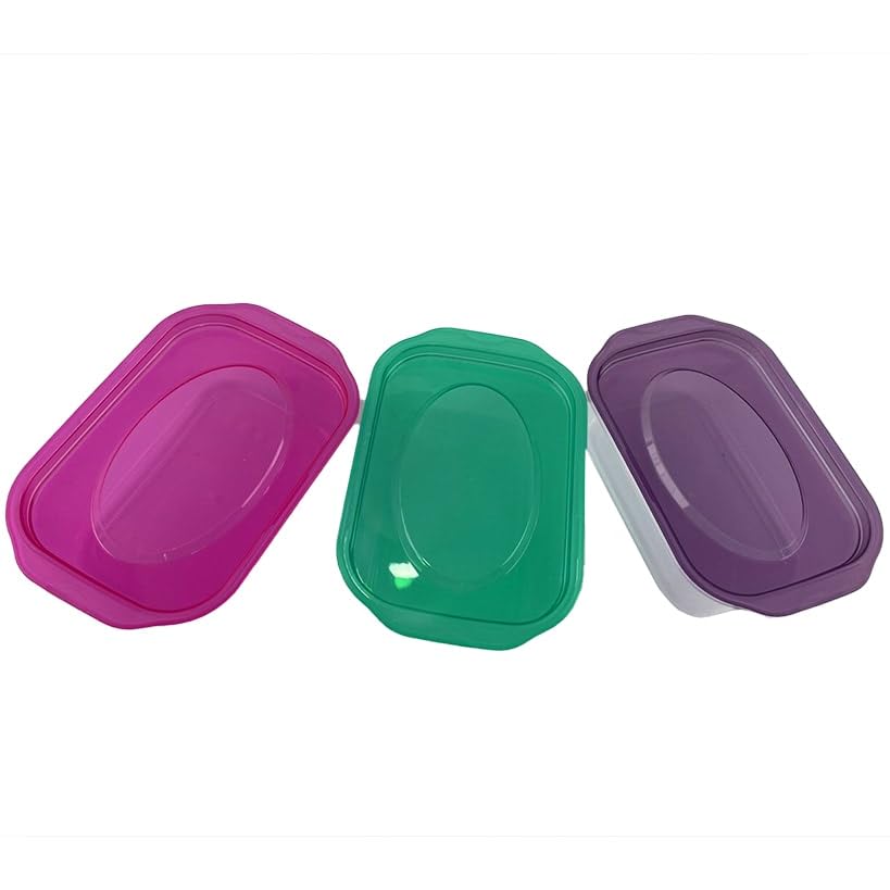 The Lakeside Collection Set of 3 Food Storage Containers with Lids