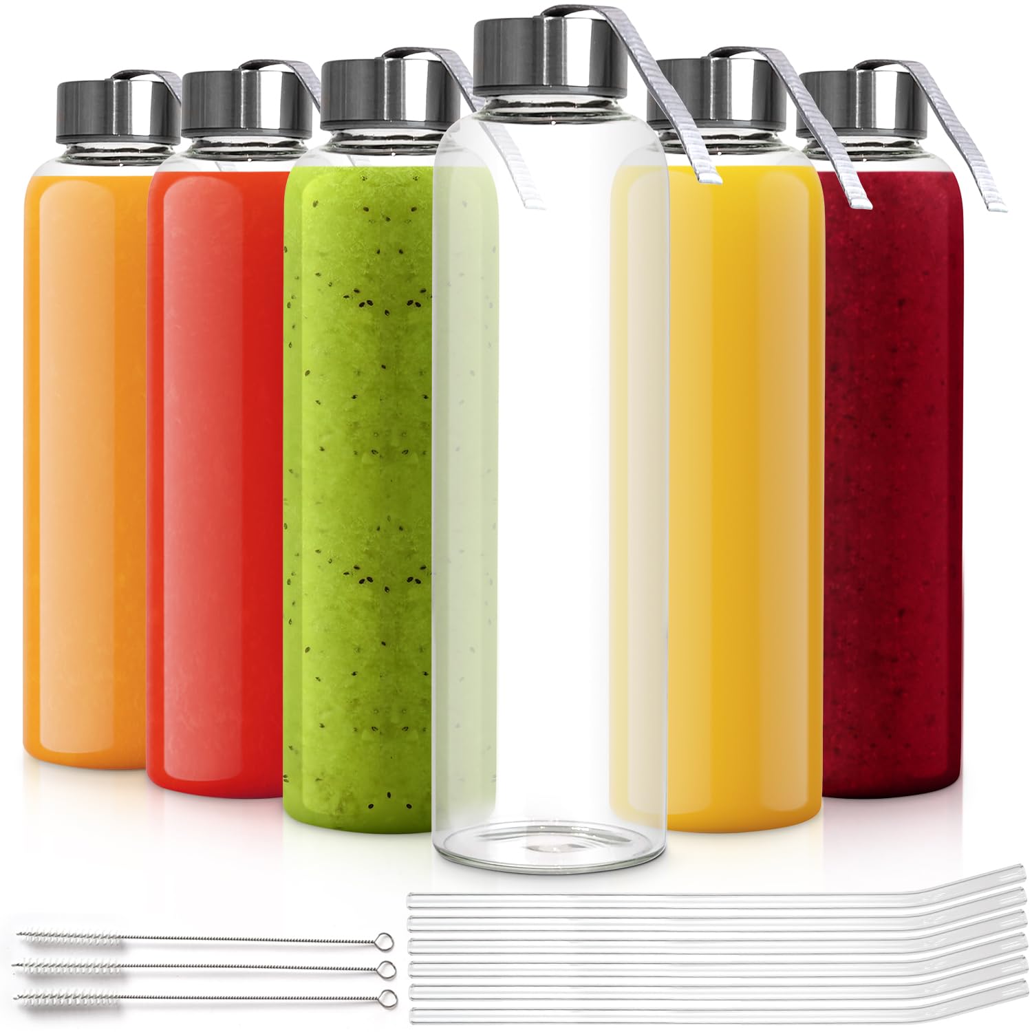 3-Compartment Glass Food Storage Containers with Lids for Lunch Storage, Glass Bento Box Set with Airtight Bamboo Lids - Great Mel Prep Containers for Lunch & Portion Control, 3 Pack, 31.5oz