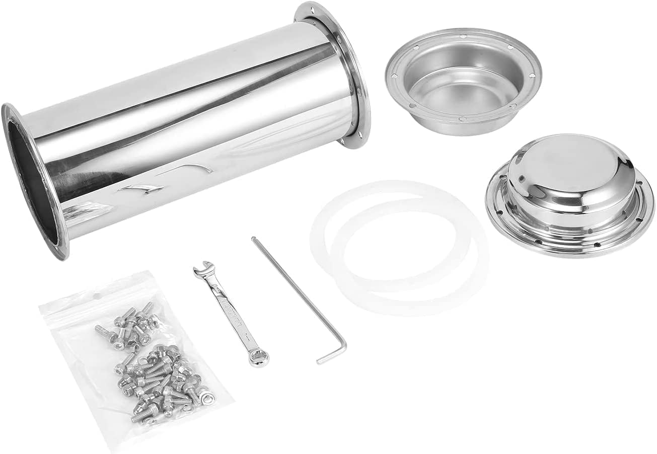Kodeqian Time Capsule Anti-Corrosion Waterproof 304 Stainless Steel Capsule Container Durable for Granddaughter Future Graduation Gifts (16.3 Inch)