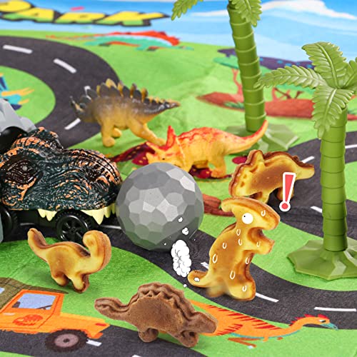 Mini Waffle Maker Dinosaur Waffle Iron for Kids 7 Unique Dino Waffle in Minutes, Electric Nonstick Waffle Pancakes Maker with Removable Plates Breakfast Maker Machine, Fun Gift for Kids Family