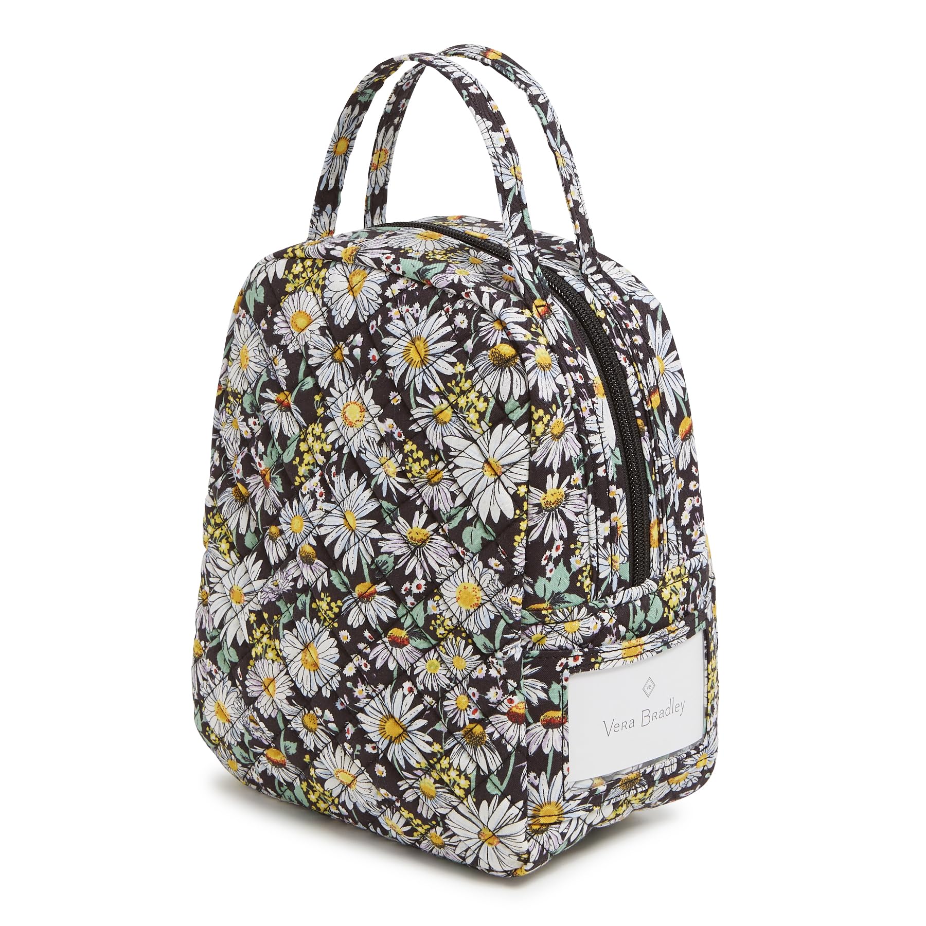 Vera Bradley Iconic Lunch Bunch, Signature Cotton, Daisies White