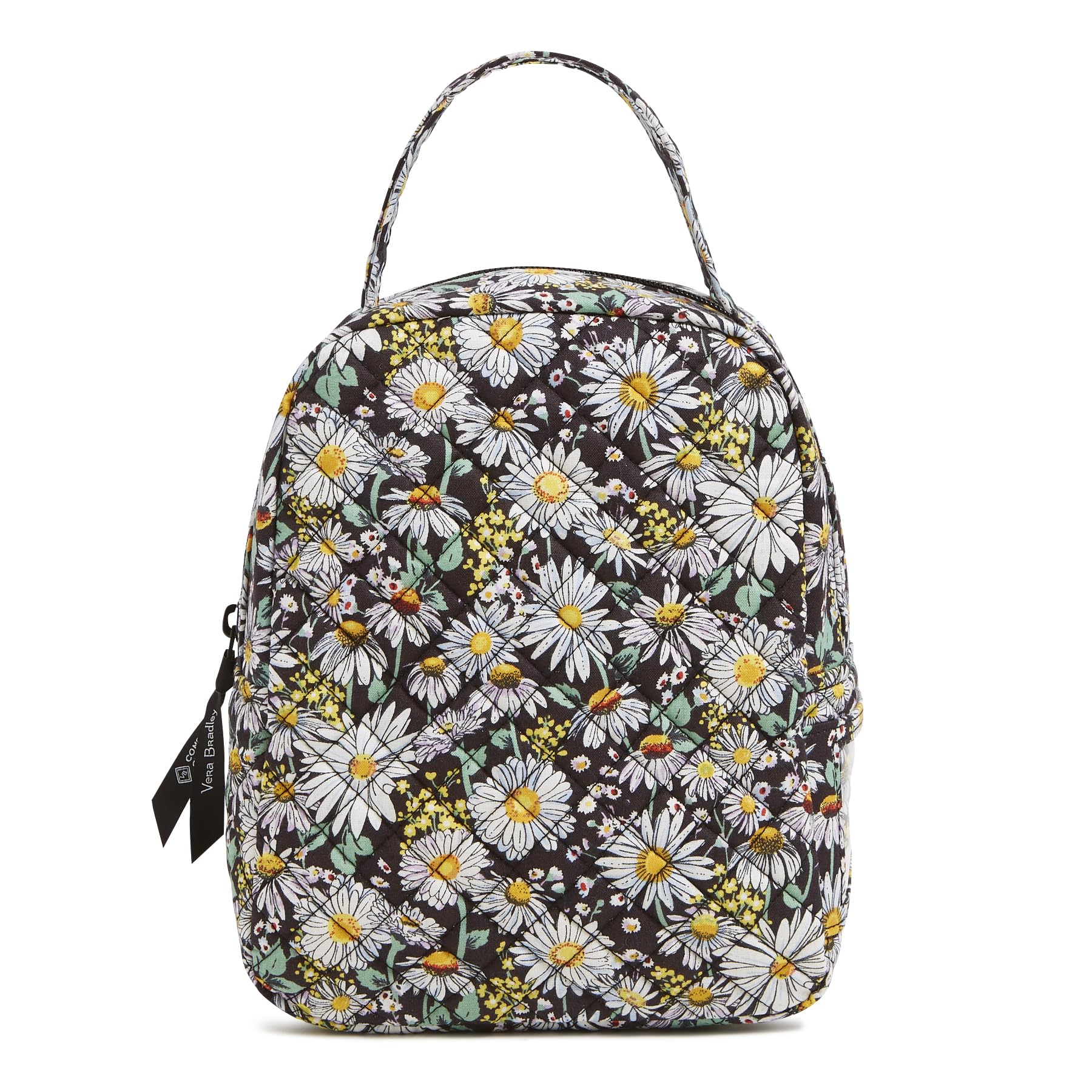 Vera Bradley Iconic Lunch Bunch, Signature Cotton, Daisies White