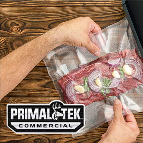 PrimalTek 12" Commercial Grade Vacuum Sealer - User Friendly for Food Savers, 26β Vacuum Pressure β Features an Auto Cooling System, Smart Heat Technology, and Vacuum Bag Positioning Guides