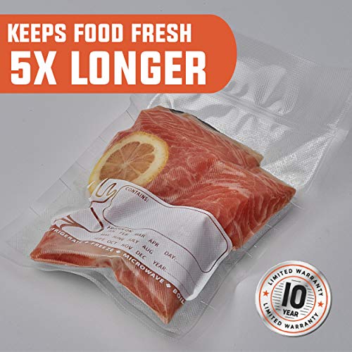 PrimalTek 12" Commercial Grade Vacuum Sealer - User Friendly for Food Savers, 26β Vacuum Pressure β Features an Auto Cooling System, Smart Heat Technology, and Vacuum Bag Positioning Guides