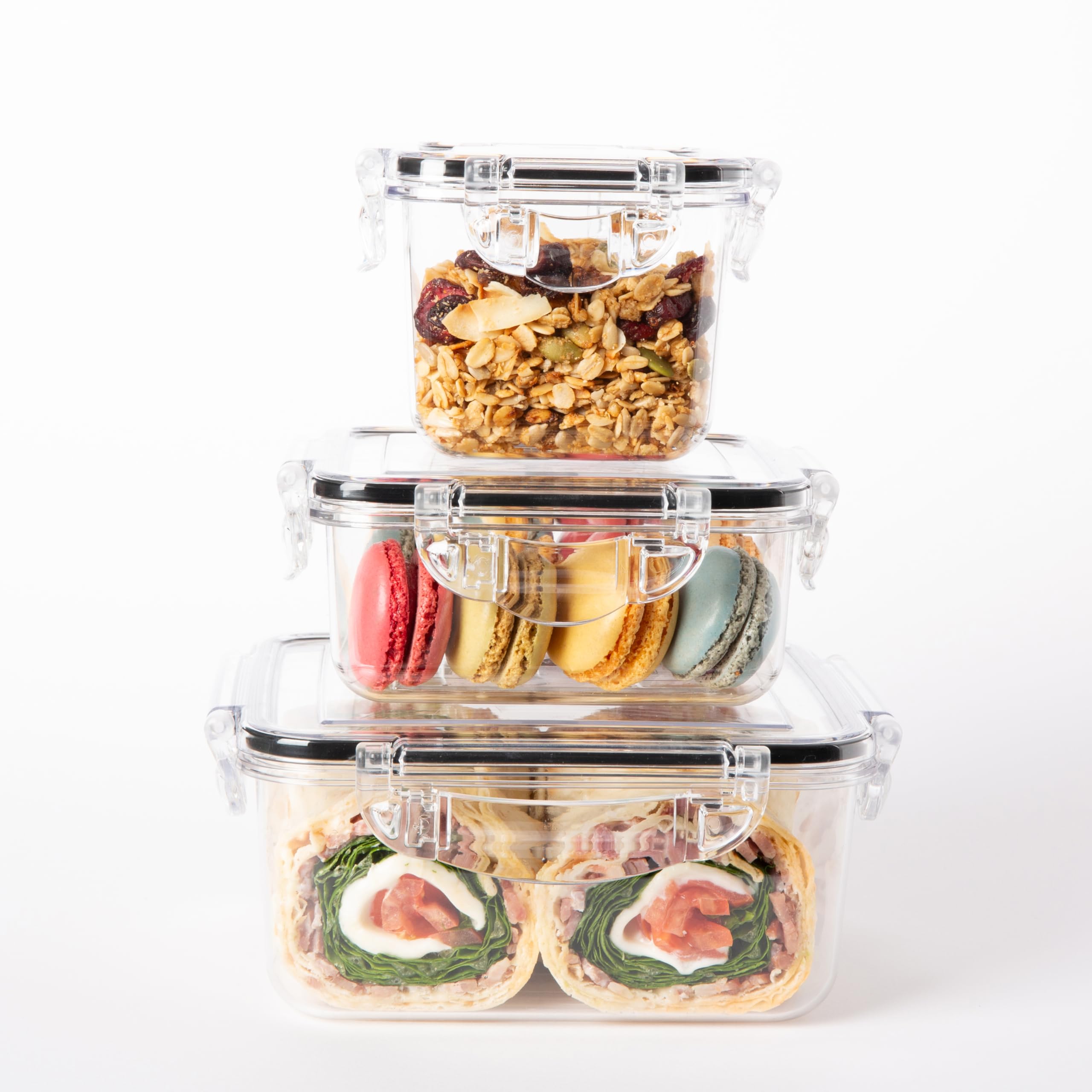 gotman Airtight Food Storage Container With Lid (26.4 oz) - Leak-Proof Lunch Box | BPA-Free | Meal Prep | Microwave, Freezer and Dishwasher Safe | Kitchen Fridge Organizer Boxes | Fresher Food