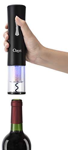 Ozeri Gusto Electric Wine Opener, Black