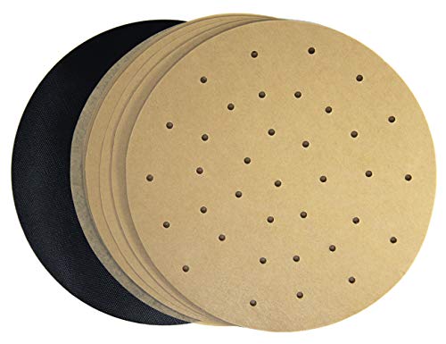 Air Fryer Round Paper Liners Compatible with Ninja, Frenchmay, Habor, Maxi-Matic, Power Airfryer Oven, Zeny +More | Unbleached Parchment Paper Sheets
