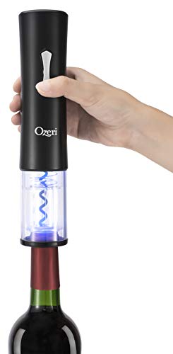 Ozeri Gusto Electric Wine Opener, Black