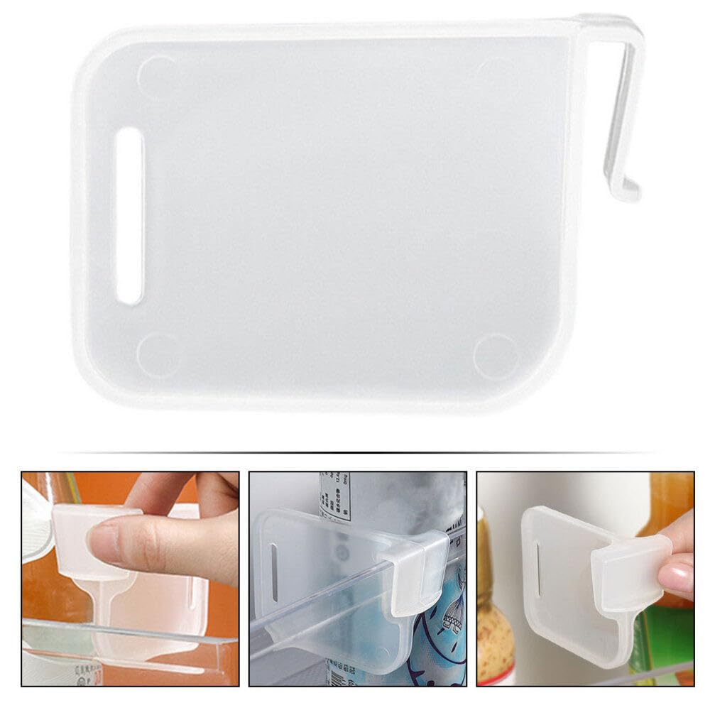 PRETYZOOM 12pcs Refrigerator Side Door Partition Daily Use Refrigerator Divider Drawer Food Partition Plate Household Refrigerator Divider Freezer Separator Freezer Supply Fridge Separator