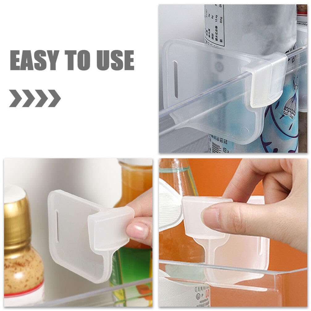 PRETYZOOM 12pcs Refrigerator Side Door Partition Daily Use Refrigerator Divider Drawer Food Partition Plate Household Refrigerator Divider Freezer Separator Freezer Supply Fridge Separator