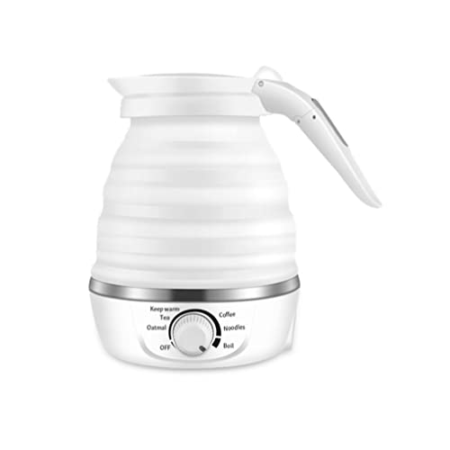 600ml Food Grade handle foldable constant temperature mini kettle water boiler portable hot water electric kettle 120V US plug