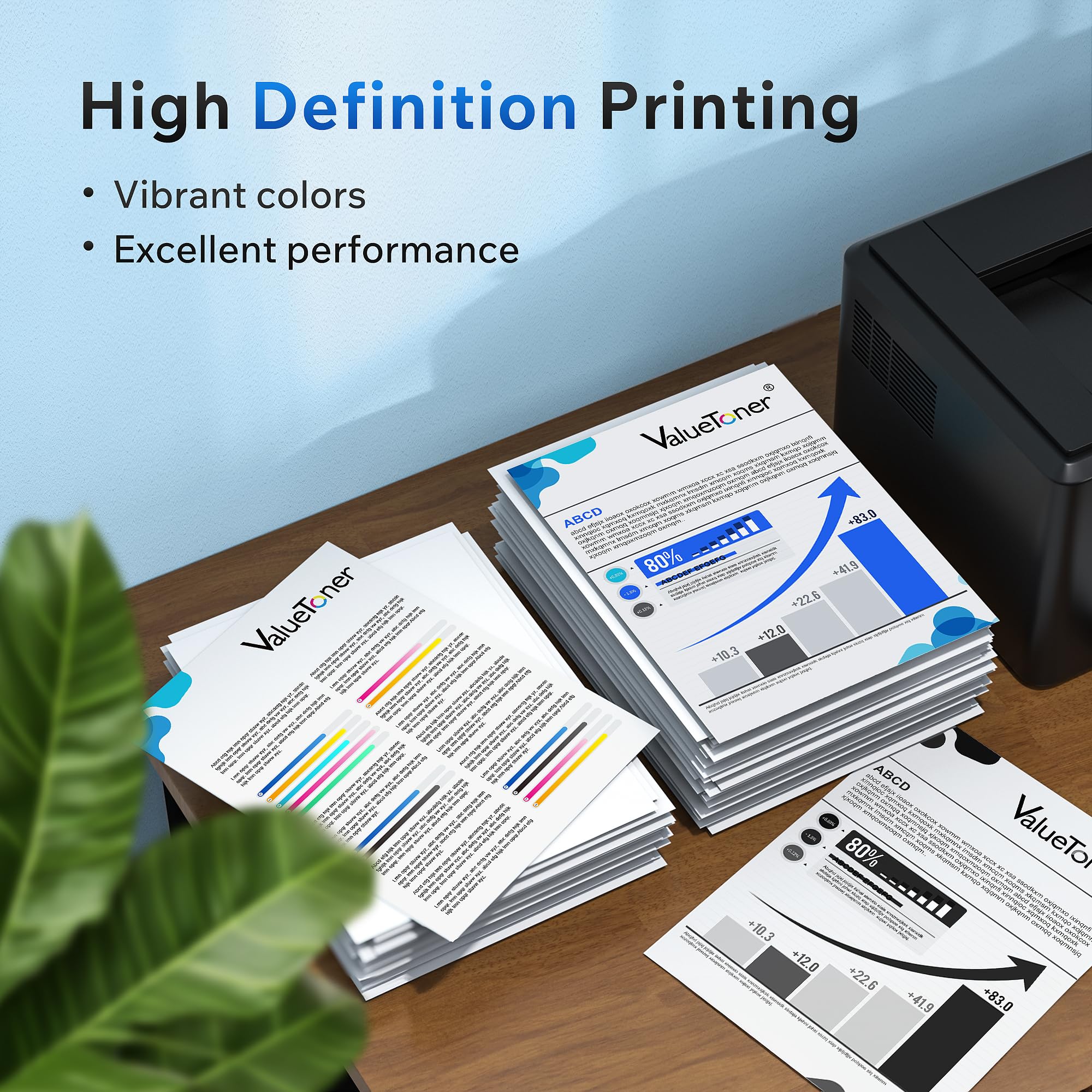 Valuetoner Compatible Toner Cartridge Replacement for HP 201X 201A CF400X CF400A for Color Pro MFP M252dw M277c6 M277dw M277n M252n M277 Printer High Yield (2 Black)