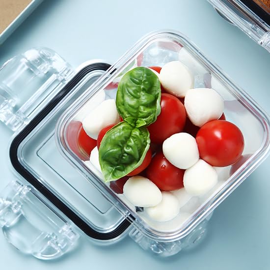 gotman Airtight Food Storage Container With Lid (15.6 oz) - Leak-Proof Lunch Box | BPA-Free | Meal Prep | Microwave, Freezer and Dishwasher Safe | Kitchen Fridge Organizer Boxes | Fresher Food