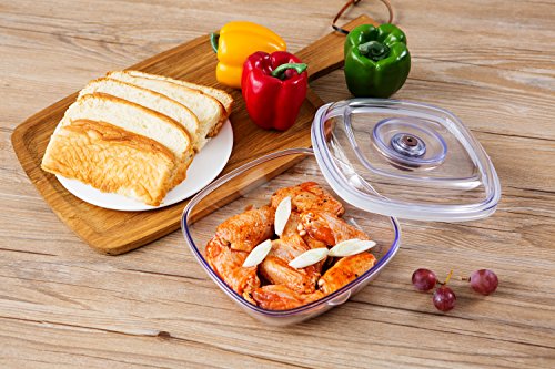 GERYON Vacuum Seal Container for Food Preservation, 2.1 QUART(2 LITER)Work with GERYON Vacuum Sealer Machine