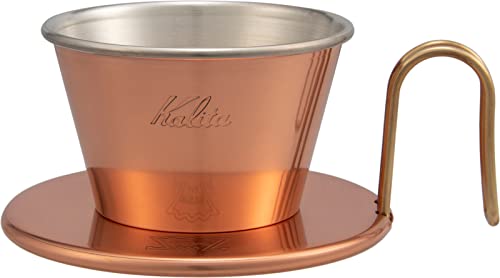 Kalita Wave Series TSUBAME & Kalita WDC-155 #04105 Coffee Dripper, Made in Japan, For 1 to 2 People
