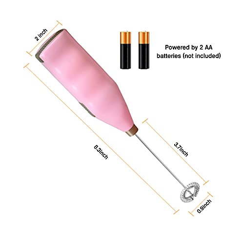 Epoxy Resin Electric Stirrer Hand-held Stainless Steel Drink Mixer Battery Type Resin Mixer Apply to Making DIY Glitter Tumbler Cups