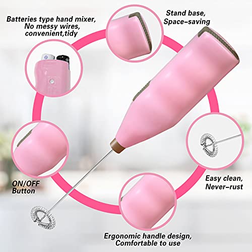 Epoxy Resin Electric Stirrer Hand-held Stainless Steel Drink Mixer Battery Type Resin Mixer Apply to Making DIY Glitter Tumbler Cups