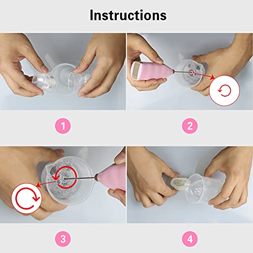 Epoxy Resin Electric Stirrer Hand-held Stainless Steel Drink Mixer Battery Type Resin Mixer Apply to Making DIY Glitter Tumbler Cups