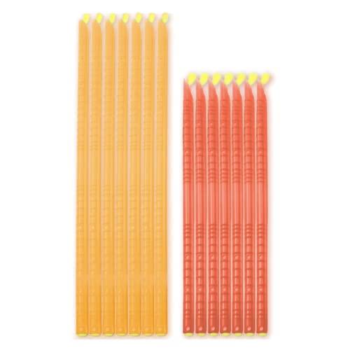 HOSEH 14 pcs Bag Sealer rod stick | Stick style rod clip | 2 Practical Length 11 & 9 inches | Eco-friendly Airtight Watertight & Leakproof | Reusable & Easy for Storage β No food contact (14)