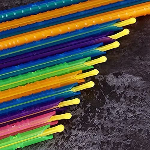 HOSEH 14 pcs Bag Sealer rod stick | Stick style rod clip | 2 Practical Length 11 & 9 inches | Eco-friendly Airtight Watertight & Leakproof | Reusable & Easy for Storage β No food contact (14)