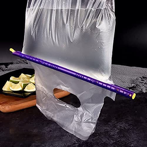 HOSEH 14 pcs Bag Sealer rod stick | Stick style rod clip | 2 Practical Length 11 & 9 inches | Eco-friendly Airtight Watertight & Leakproof | Reusable & Easy for Storage β No food contact (14)