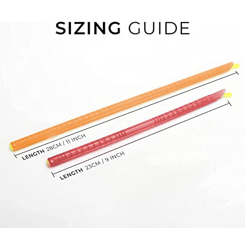 HOSEH 14 pcs Bag Sealer rod stick | Stick style rod clip | 2 Practical Length 11 & 9 inches | Eco-friendly Airtight Watertight & Leakproof | Reusable & Easy for Storage β No food contact (14)