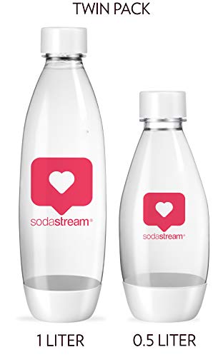 SodaStream 1L Bottle + 0.5L Twin Pack - Mother's Day Limited Edition, Pink