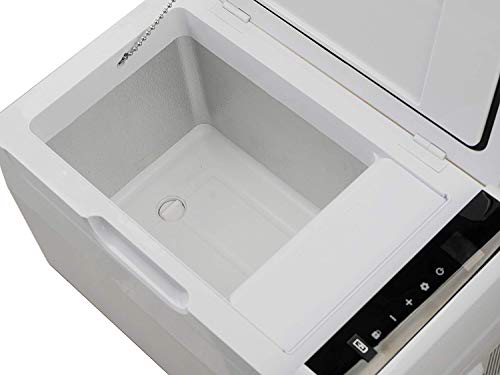 Alpicool C22 Portable Freezer,12 Volt Car Refrigerator with Ice Tray, 23 Quart (22 Liter) Fast Cooling 12V Car Fridge -4℉~68℉, 12/24V DC and 100-240V AC for Outdoor, RV, Truck, Boat (White)