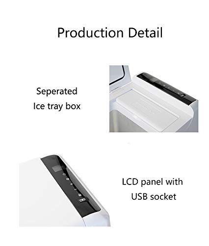 Alpicool C22 Portable Freezer,12 Volt Car Refrigerator with Ice Tray, 23 Quart (22 Liter) Fast Cooling 12V Car Fridge -4℉~68℉, 12/24V DC and 100-240V AC for Outdoor, RV, Truck, Boat (White)