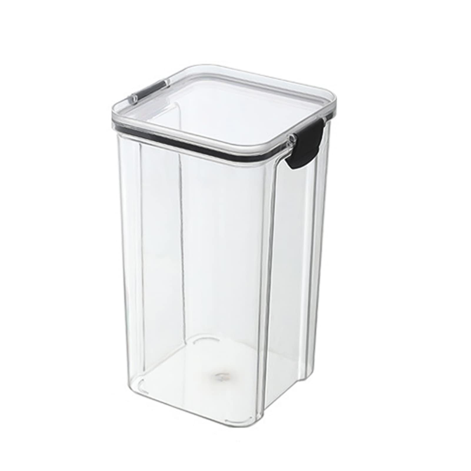 Rice Storage Container, Sealed Food Storage Container, Reusable Food Organizer with Buckle Lock, Space Saving Clear Food Containers, Multipurpose Food Keeping Box for Oatmeal Grain Cereal Pasta Flour