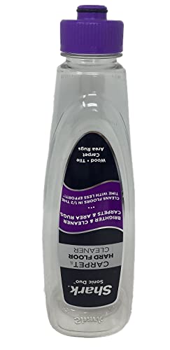 Shark'vac Genuine Shark Reusable Solution Bottle for Shark Sonic Duo KD450WM KD451T SP600 ZZ550 Cleaner, Empty Bottle