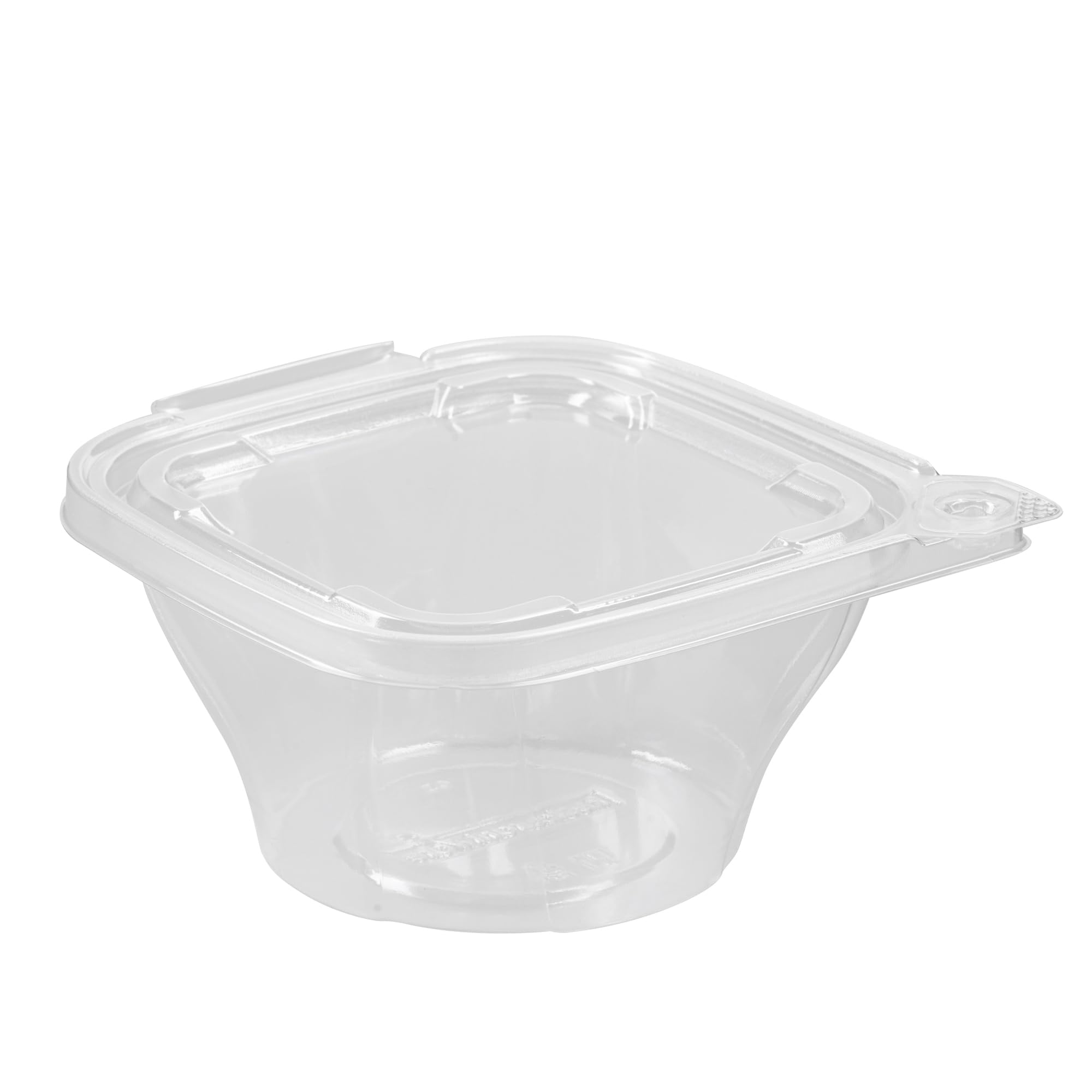 Restaurantware Tamper Tek 8 Ounce Snack Containers 100 Durable Deli Containers - Tamper-Evident Lid Disposable Clear PET Round Containers With Lid For Takeout And Delivery Orders